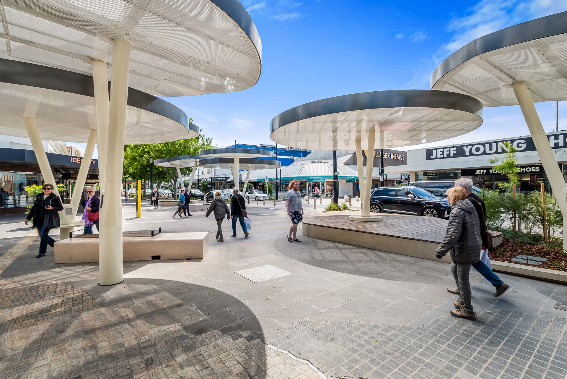 Maude Street Mall Shelters, Shepparton | Portfolio | FORGE